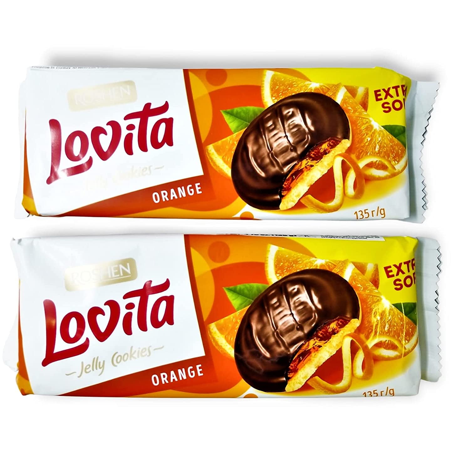 Roshen “Lovita” Jelly Cookies, Biscuits with Orange Flavored Jelly ...