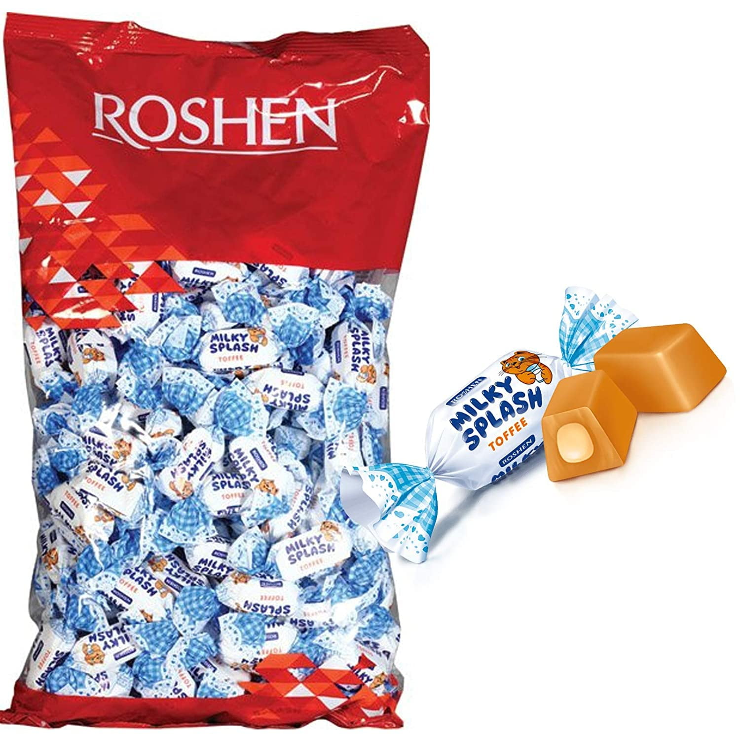 Roshen Milky Splash Toffee Candies 1 kg / 2.2 lbs - Walmart.com