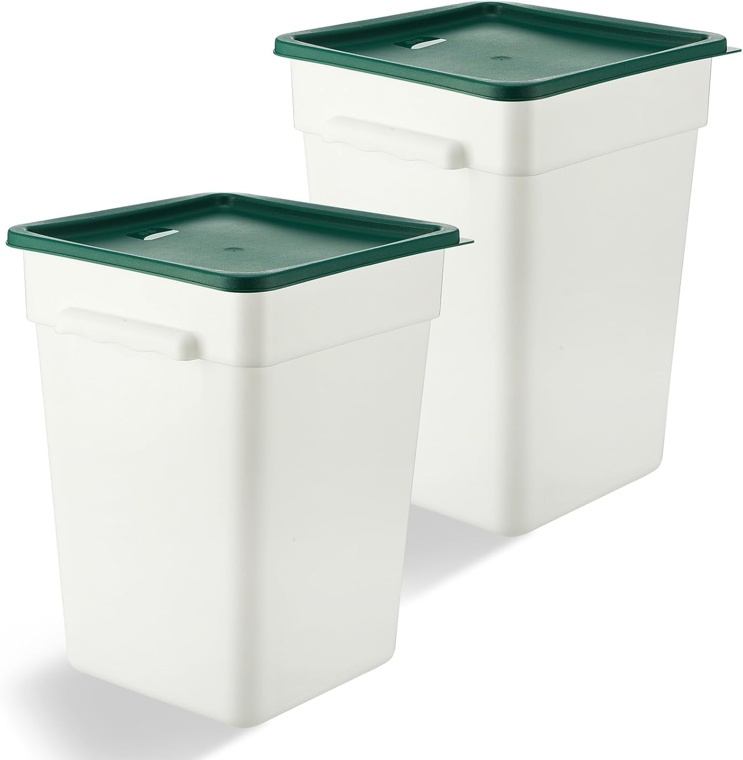 Roshtia 2 Pcs 22 Qt with Lid Commercial Large Food Storage Container ...