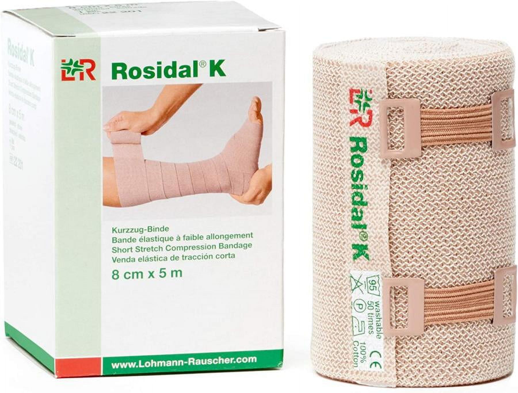 Rosidal K Short Stretch Bandage, 3.2 Inch x 5.5 Yards, 1 Count ...