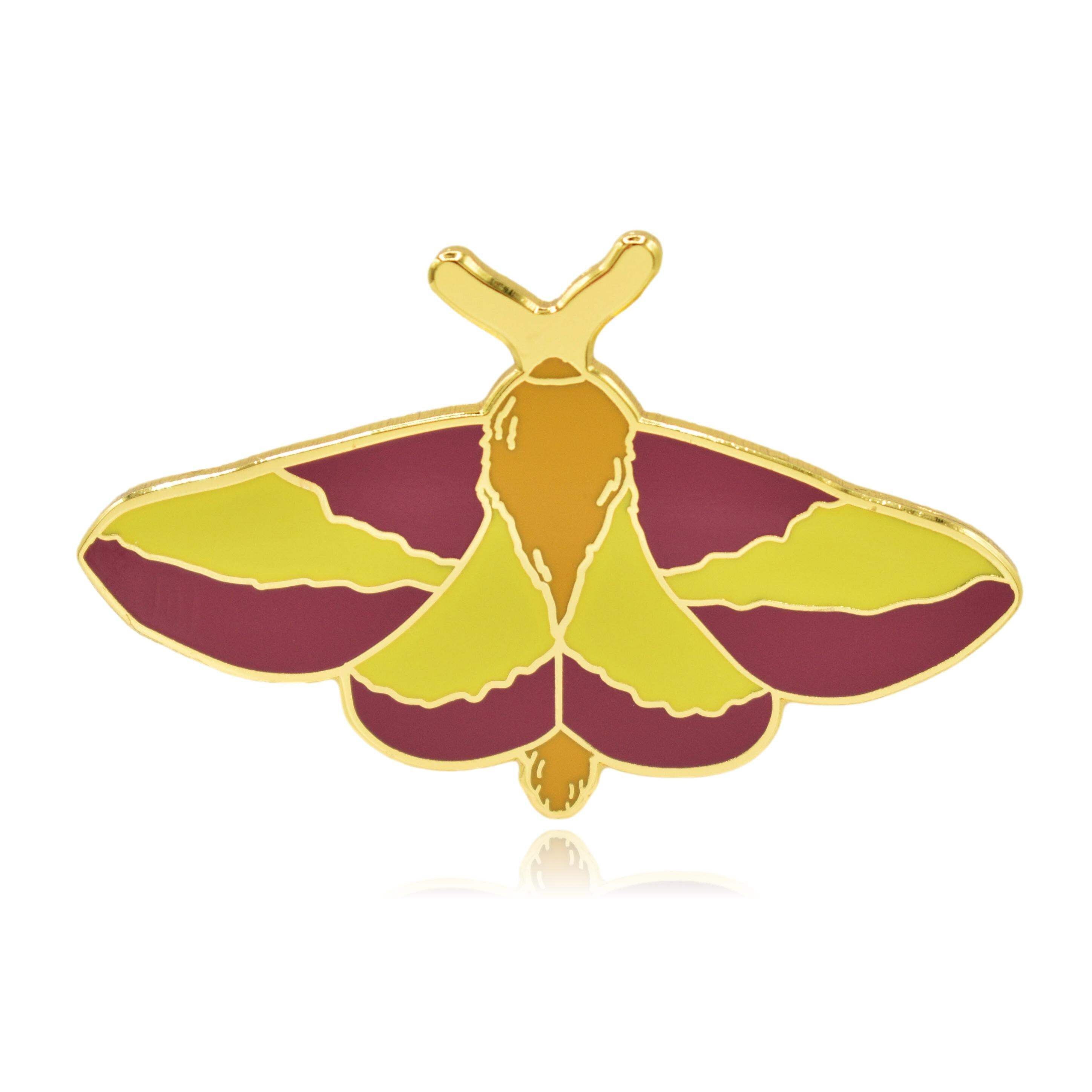 Rosie Maple Moth Insect Hard Enamel Pin | Clayton Jewelry Labs ...