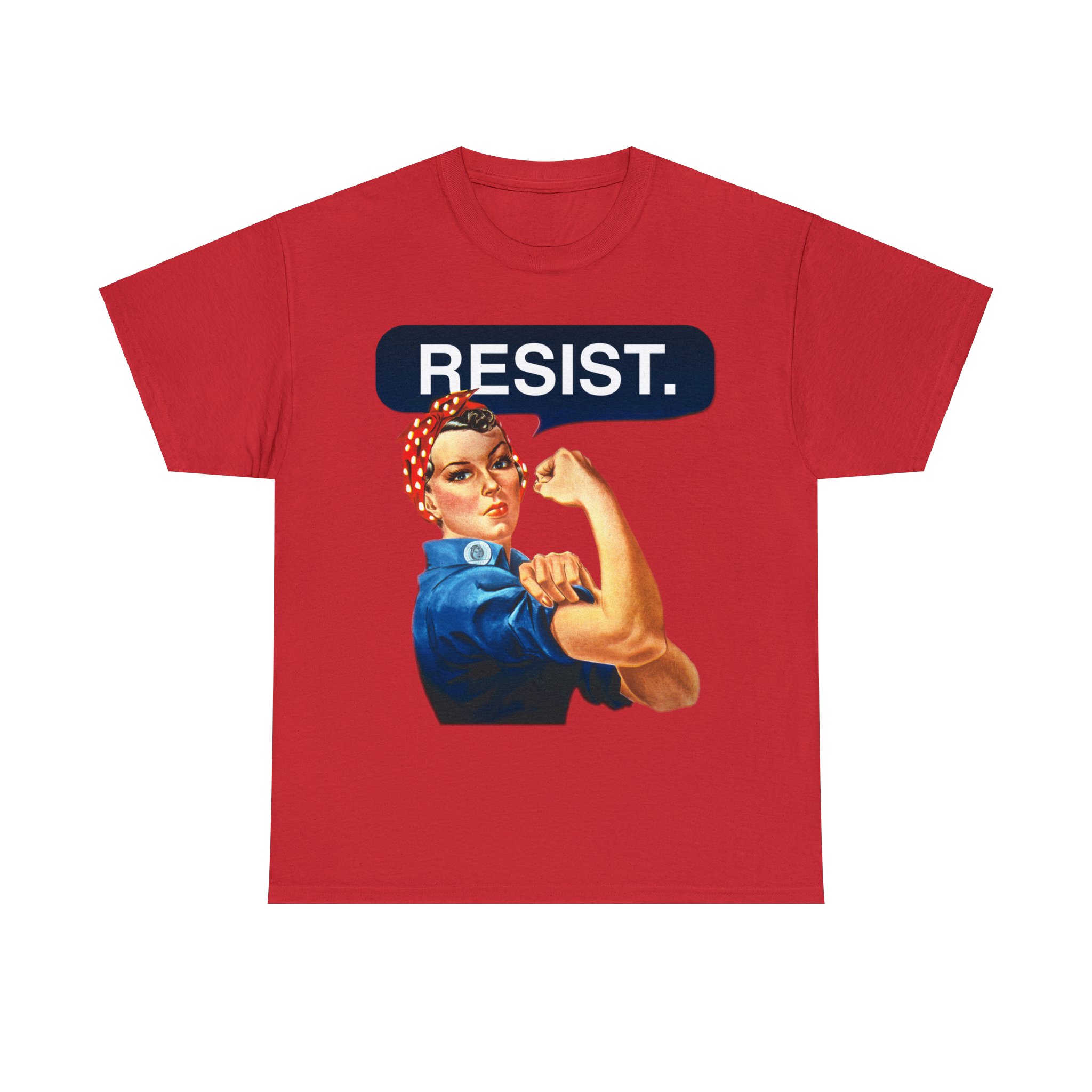 Rosie The Riveter Resist Unisex Graphic Tee Shirt, Sizes S-5XL ...