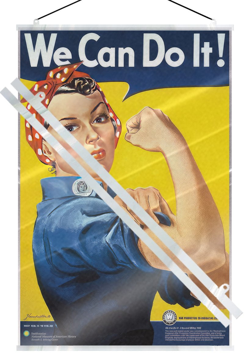 Rosie The Riveter - Smithsonian Motivational History Poster (We Can Do ...