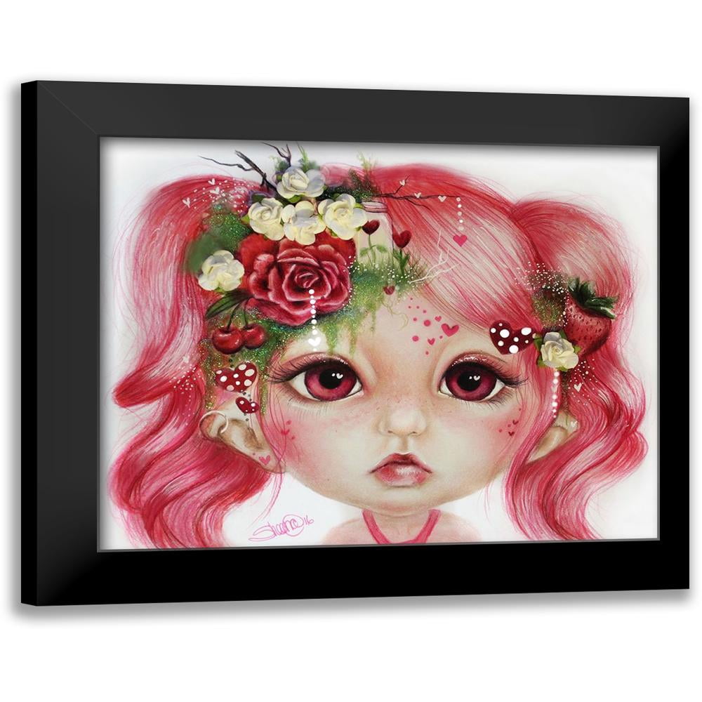 Rosie Valentine - MunchkinZ Elf 24x20 Black Modern Framed Museum Art ...