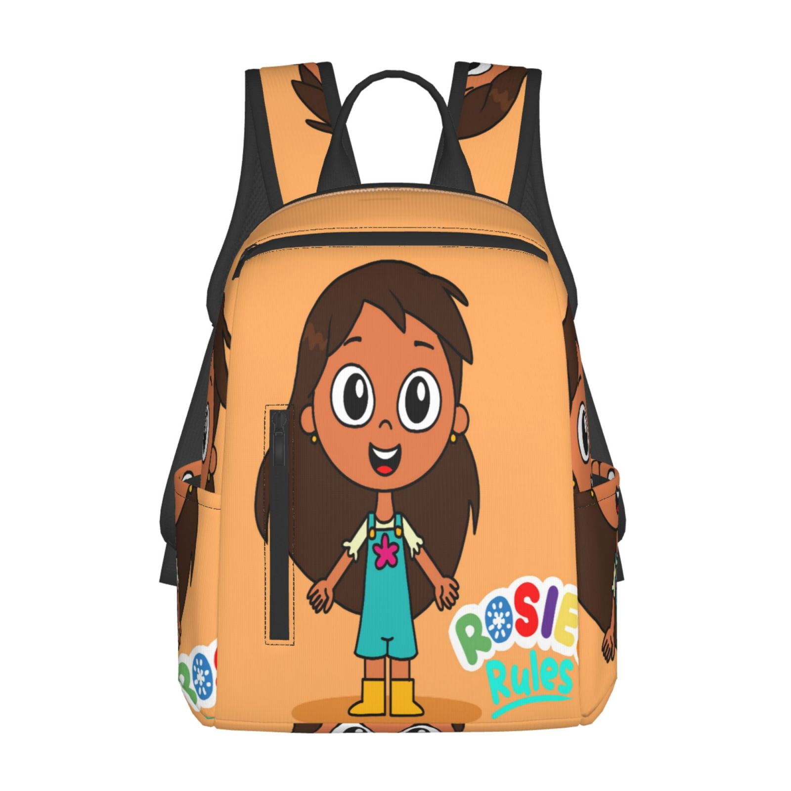 Rosie's Rules Cartoon Backpack Cute Printed Casual School Laptop Bags ...