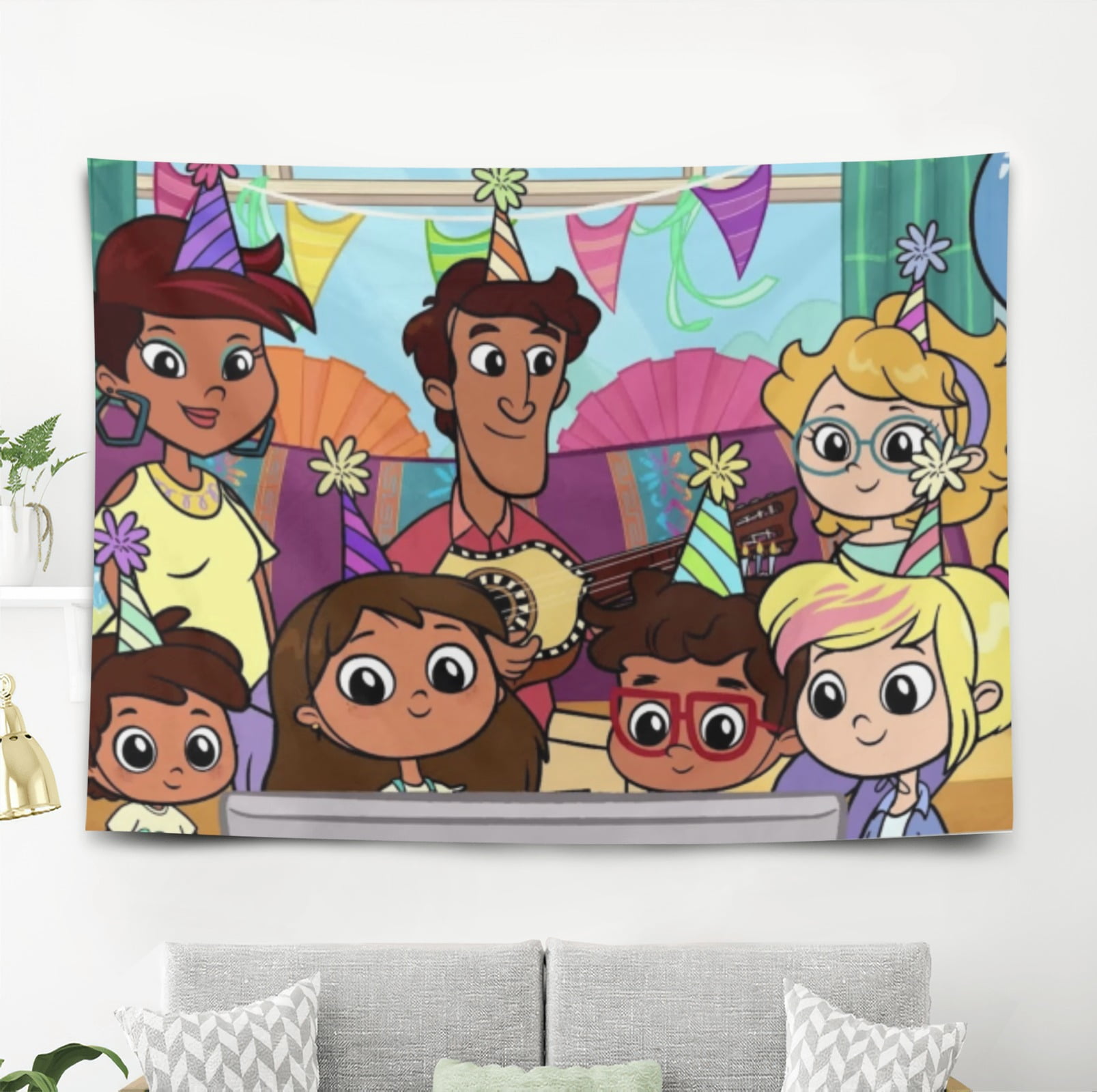 Rosie's Rules Tapestry Gift Wall Hanging Backdrop for Room Bedroom ...