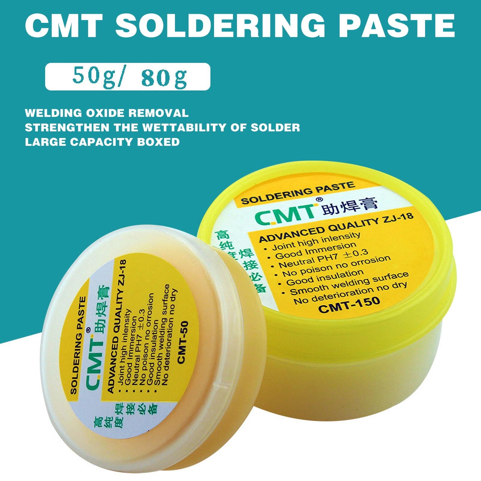 Rosin Paste Soldering Flux For Electronics, No Clean Flux Made for Lead ...