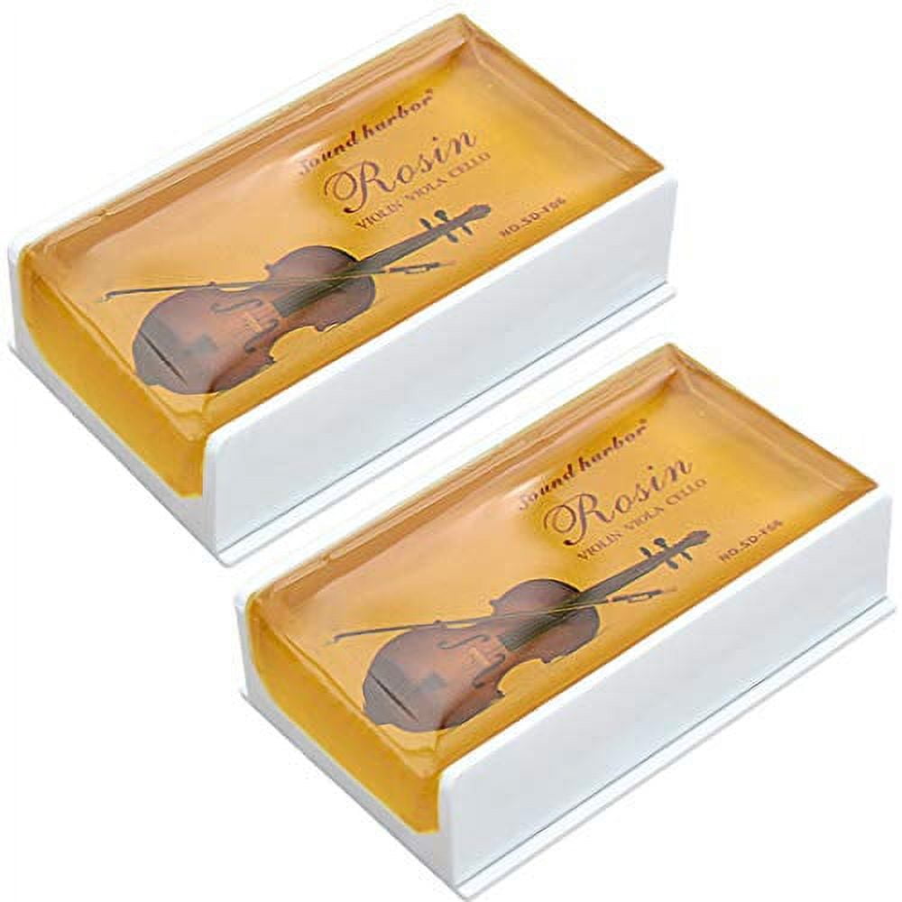 Rosin Violin Rosin 2 pack Big size Rosin Low Dust Natural Rosin for ...