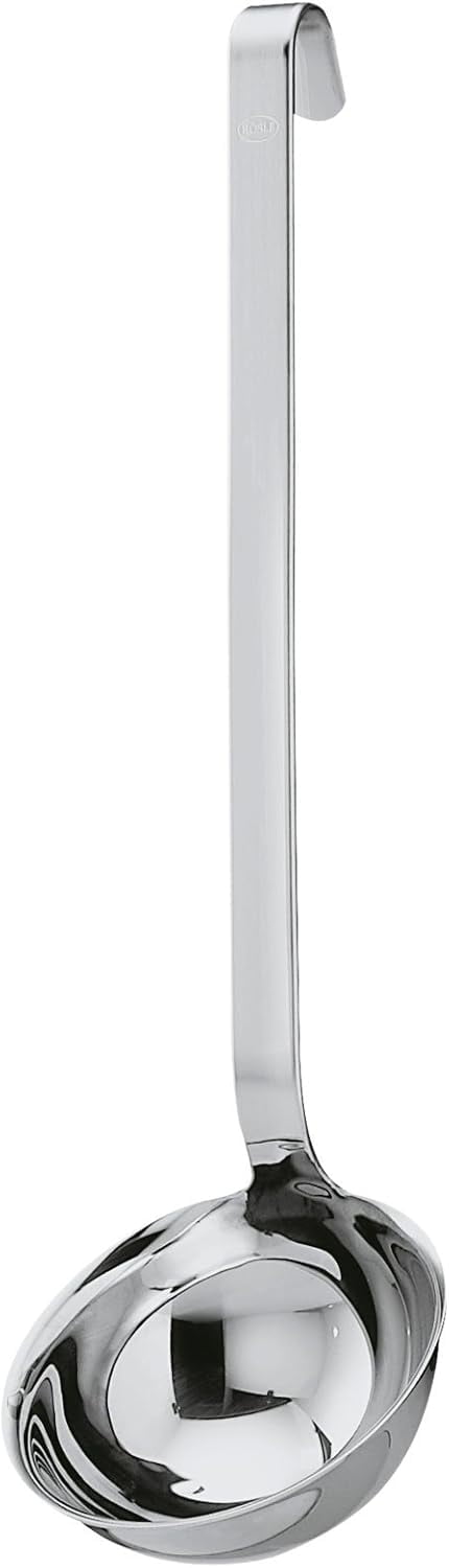 Rosle 10009 Stainless Steel Hooked Handle Ladle with Pouring Edge 4.1 ...