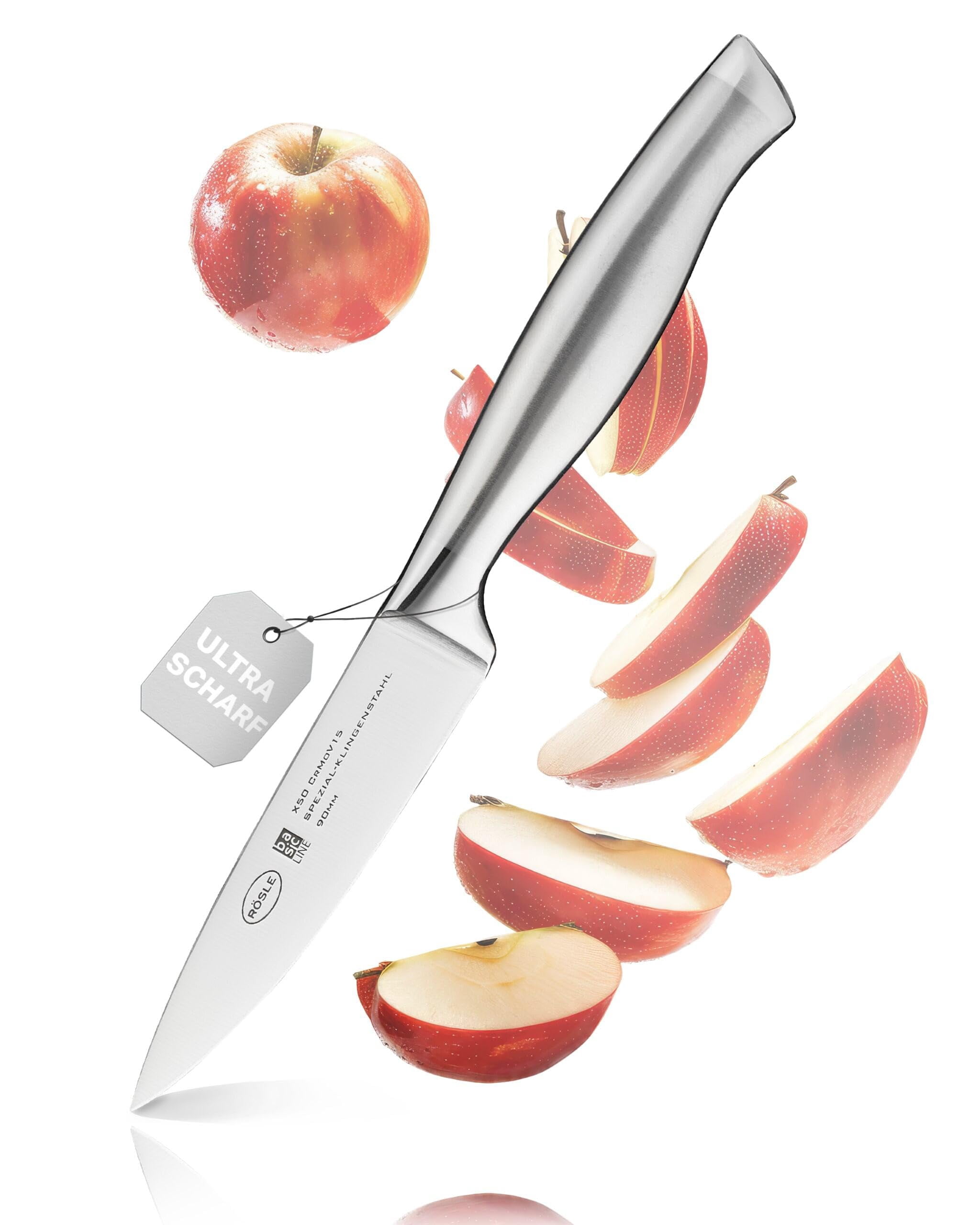 Rosle Basics Line Stainless Steel Pairing Knife, 3.5-inch Blade ...