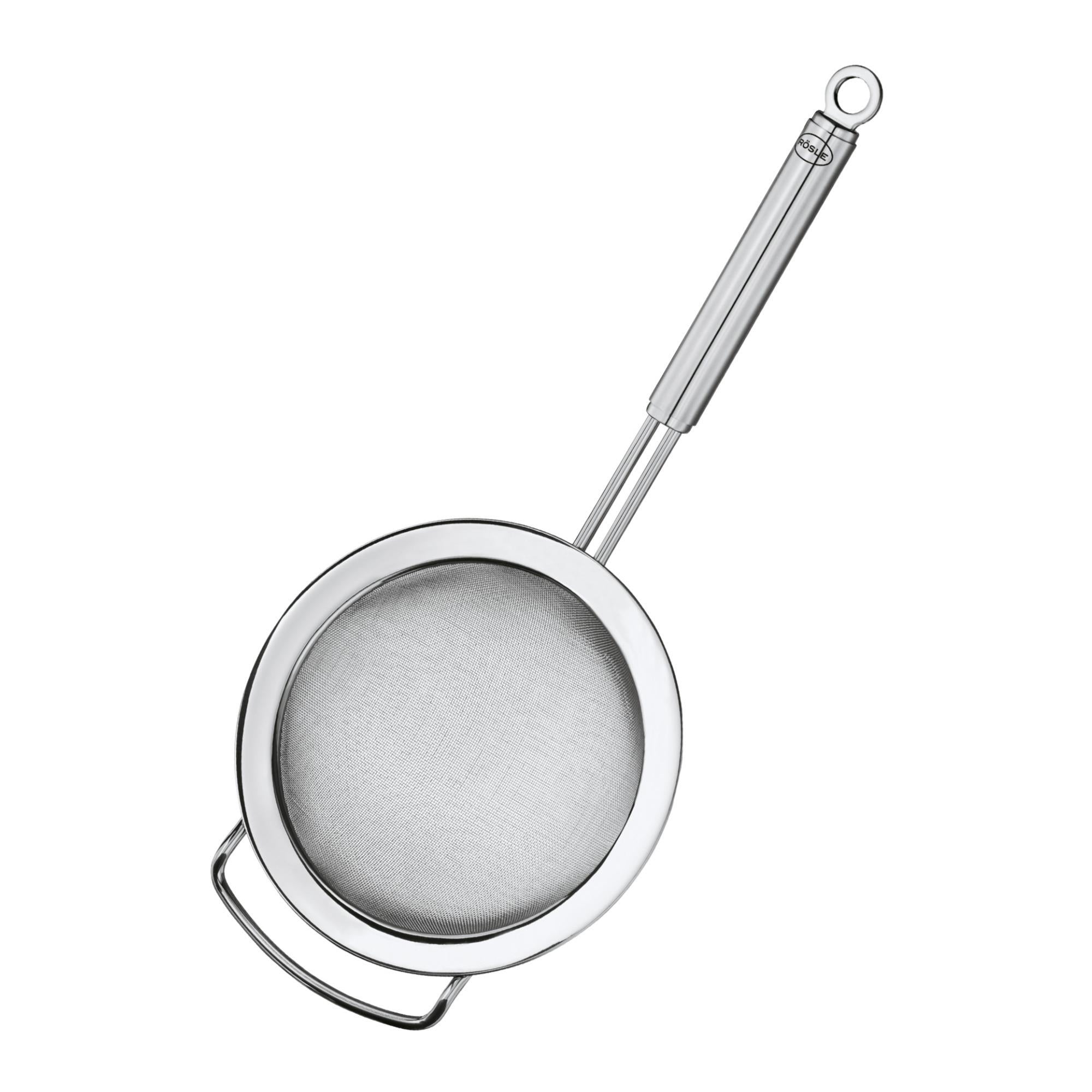 Rösle Stainless Steel Round Handle Kitchen Strainer, Fine Mesh, 7.9 ...