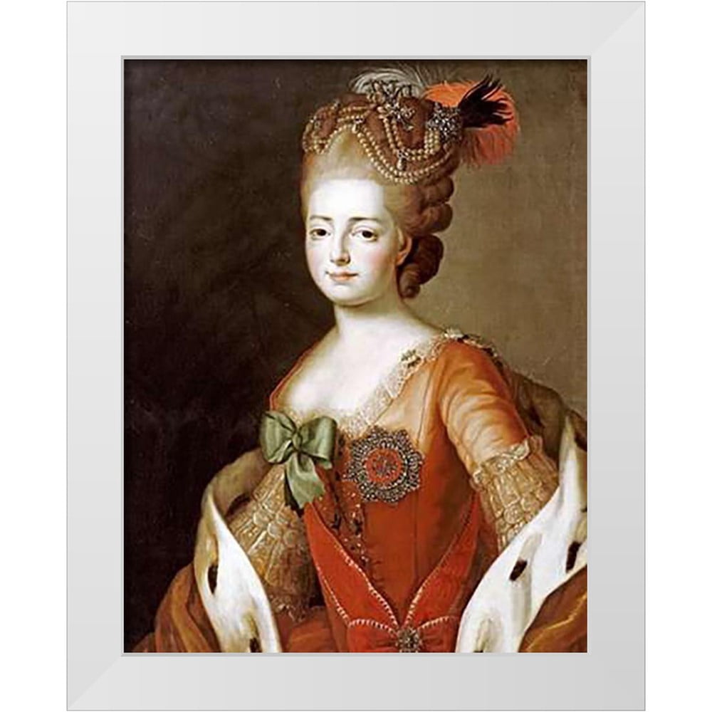Roslin, Alexander 26x32 White Modern Wood Framed Museum Art Print ...