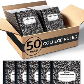 ONAVIA Composition Notebook College Ruled, 6 Pack, 200 Pages/100 Sheets ...