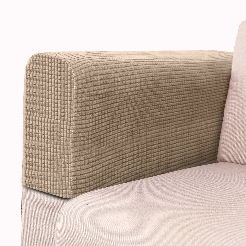 Rosnek 1 Pair Sofa Armrest Cover Sofa Covers for Living Room Removable ...