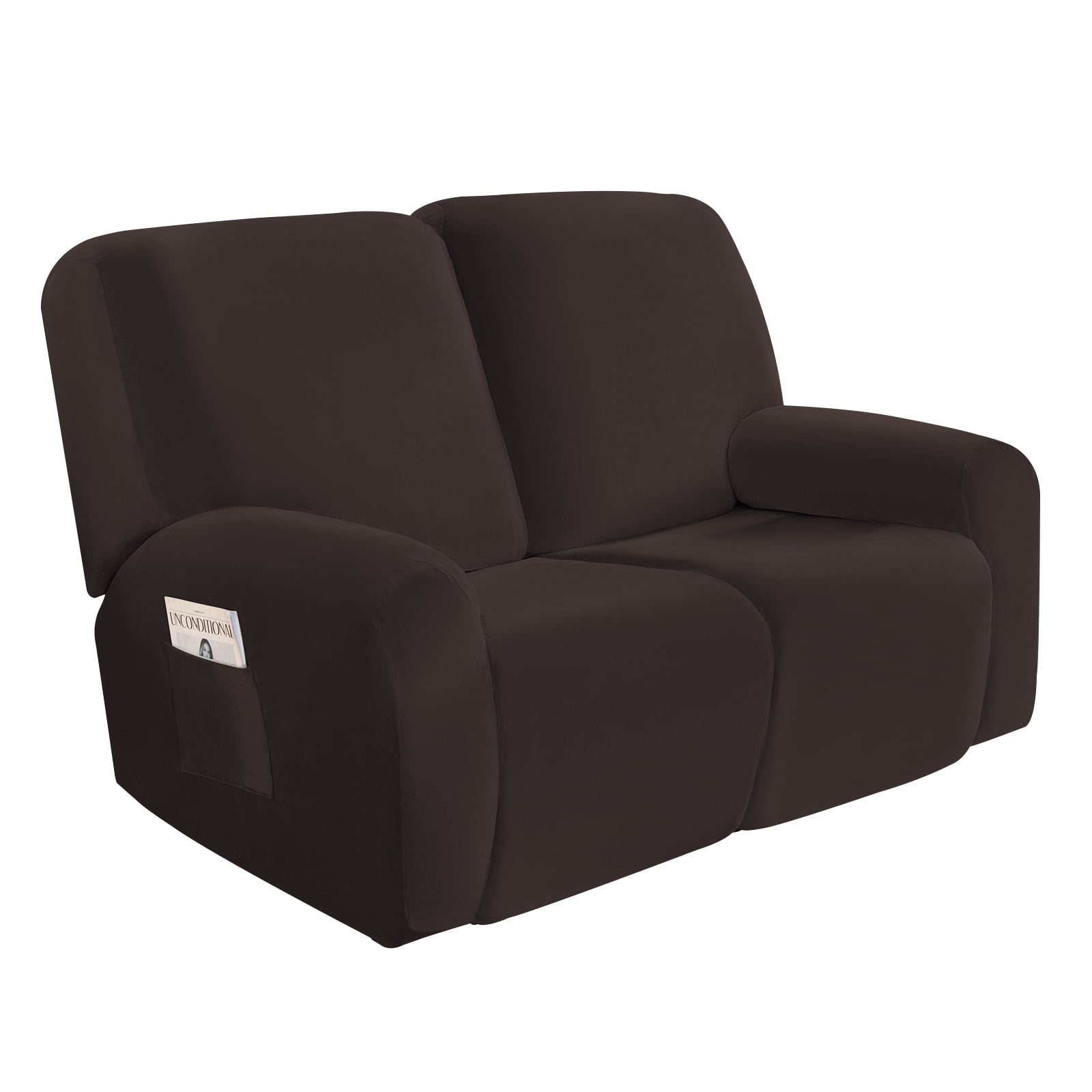 Rosnek 6 Pieces Stretch Loveseat Recliner Slipcover, Recliner Sofa ...