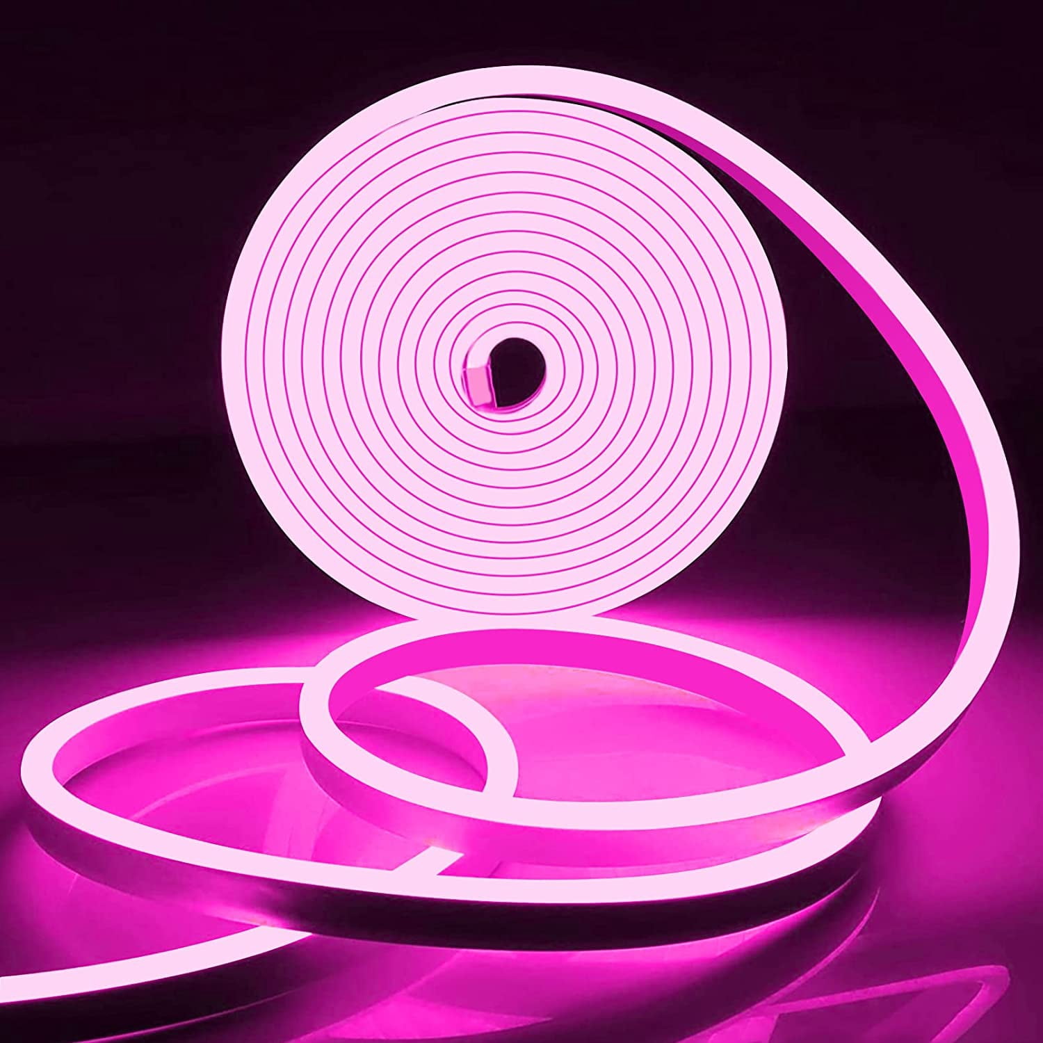 Rosnek Dimmable LED Neon Strip Light Touch Switch Waterproof Flexible ...