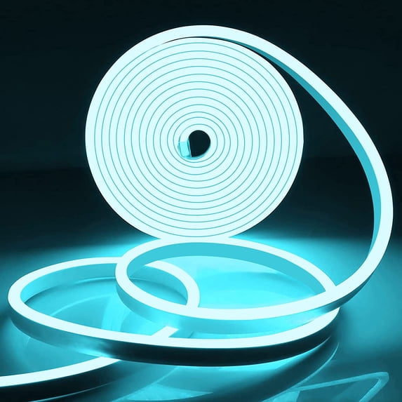 Rosnek Dimmable LED Neon Strip Light Touch Switch Waterproof Flexible ...