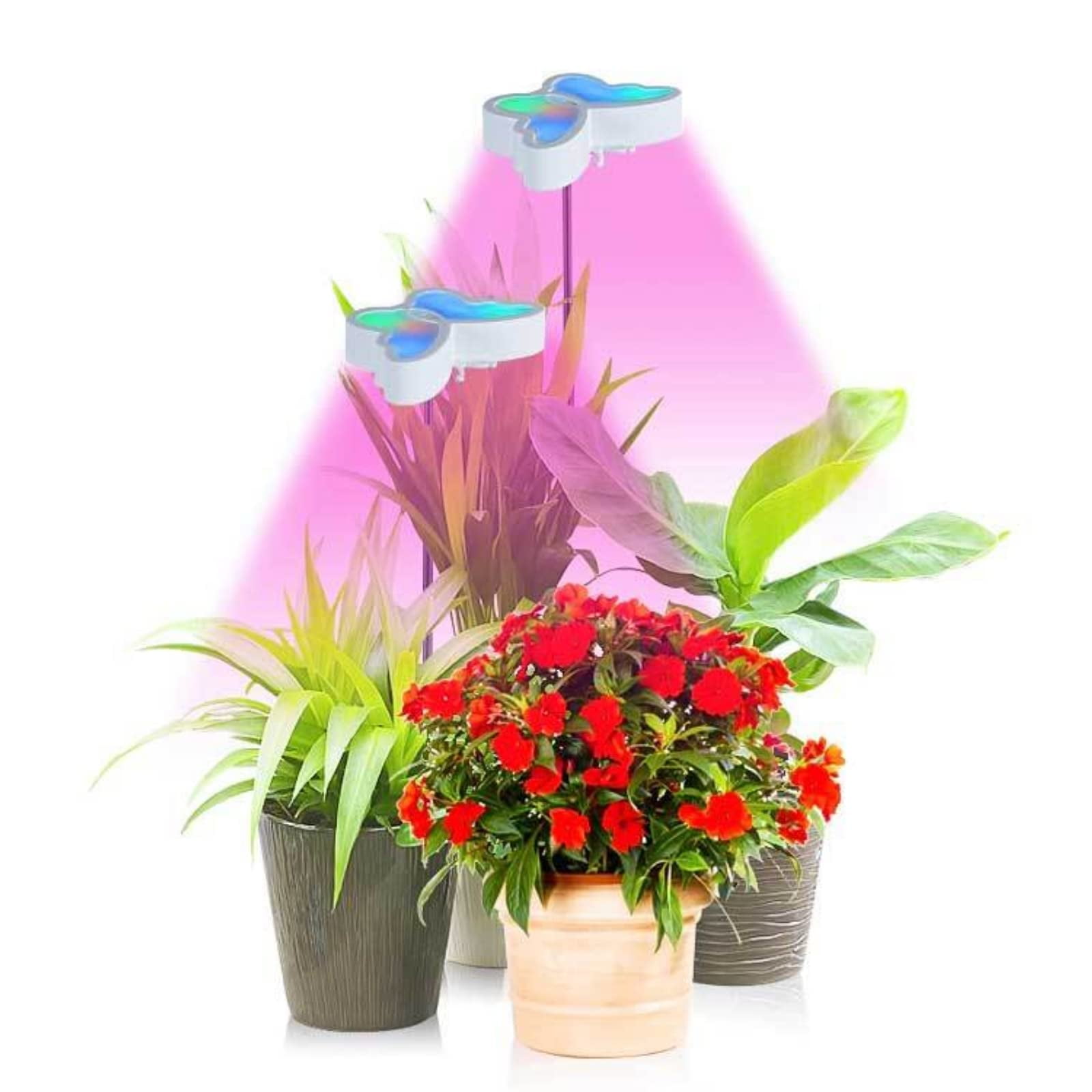 Rosnek Grow Lights for Indoor Plants, Butterfly Shape Plant Lights for ...