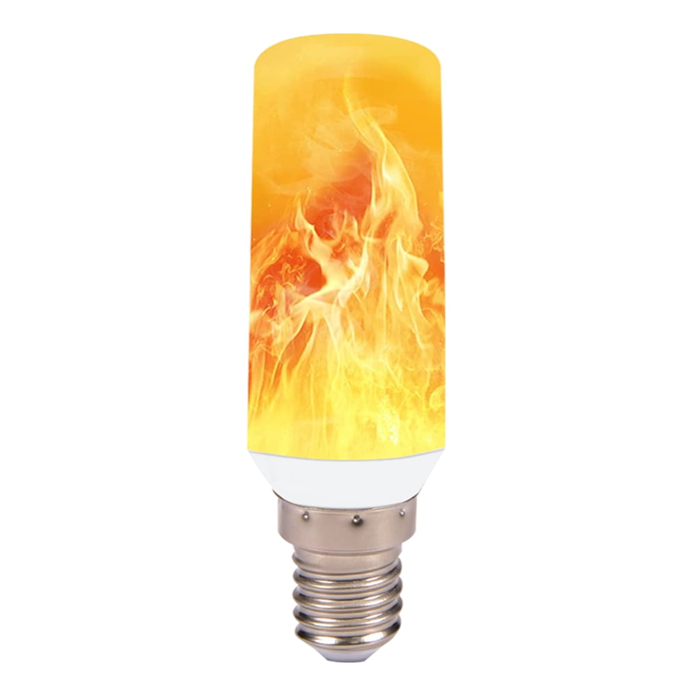 Rosnek LED Flame Light Bulbs, 3 Modes Fire Light Bulbs E12/E14/E27/B22 ...