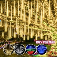 DONGPAI LED Meteor Shower Lights, 30 CM 8 Tube, Outdoor Fairy Lights ...