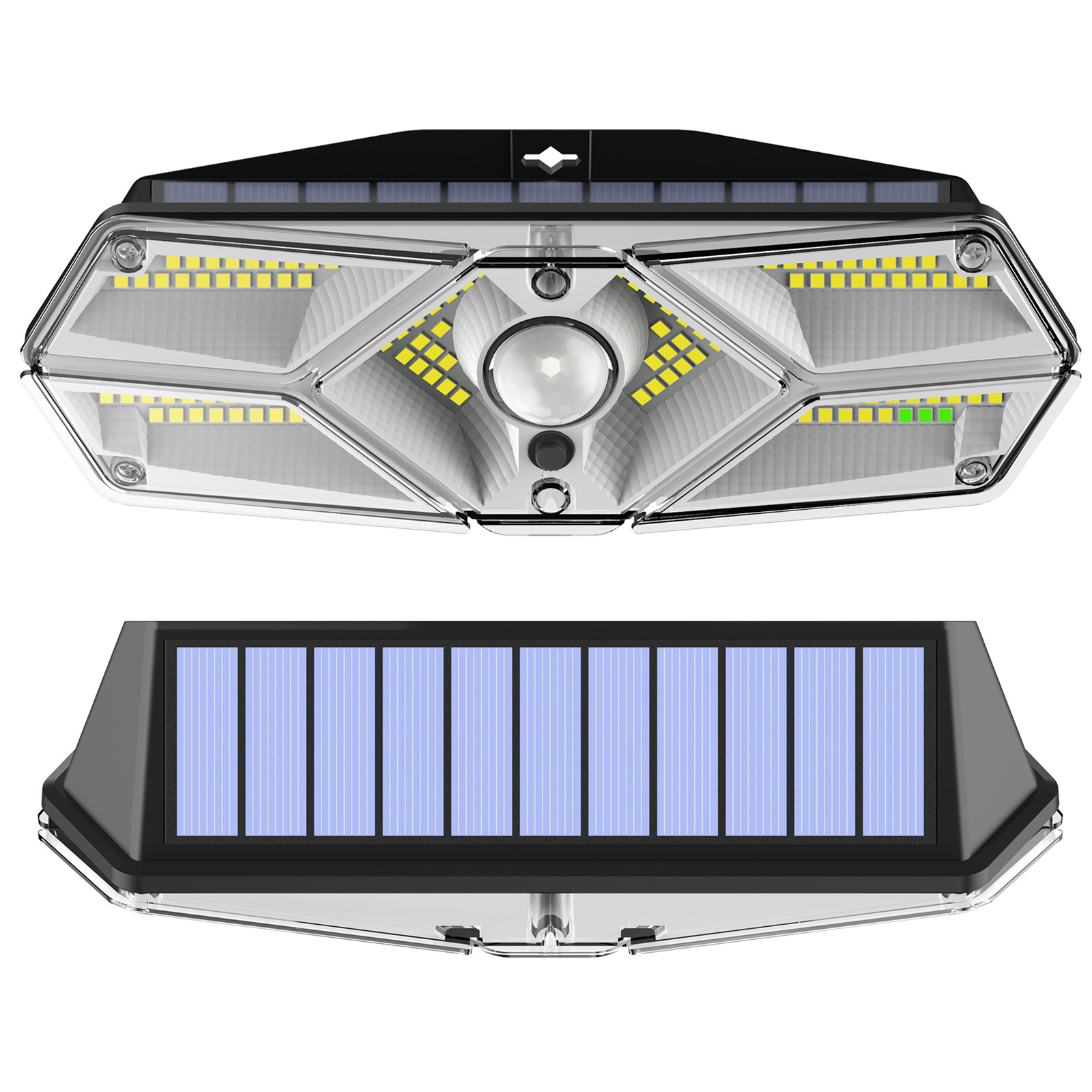 Rosnek Outdoor Solar Lights with Lights Reflector 3 Working Modes Solar ...