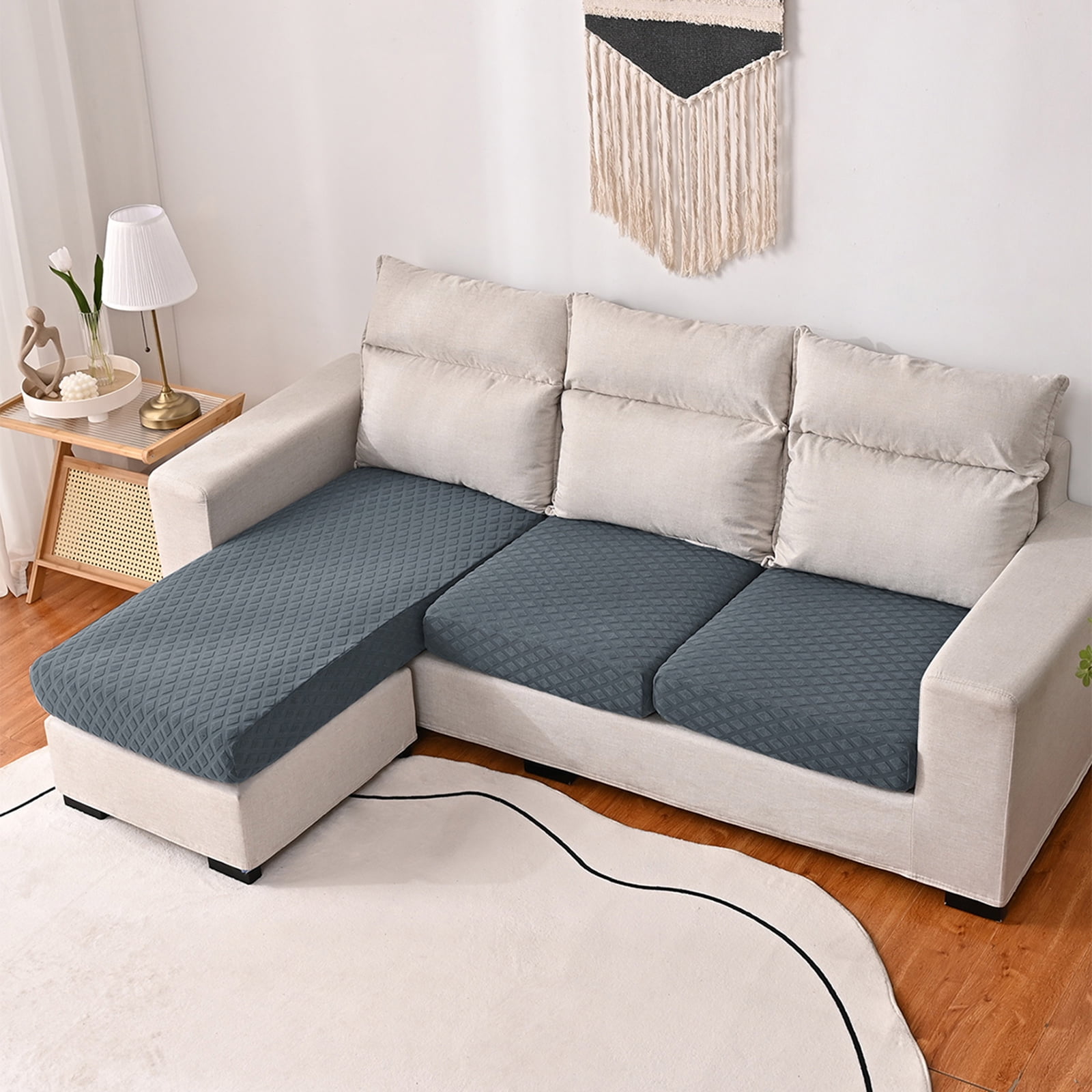 Rosnek Stretch Diamond Couch Cushion Covers Sofa Seat Slipcover ...