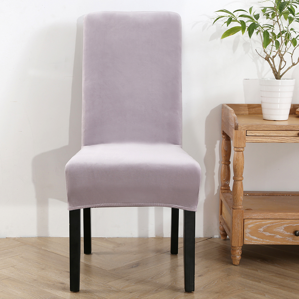 Rosnek Stretch Velvet Dining Chair Covers Extra Large Chair Slipcover ...