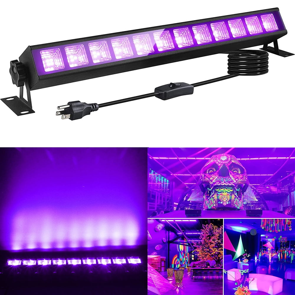 Rosnek Upgraded 40W LED Black Light Bar,Blacklight Flood Light with ...