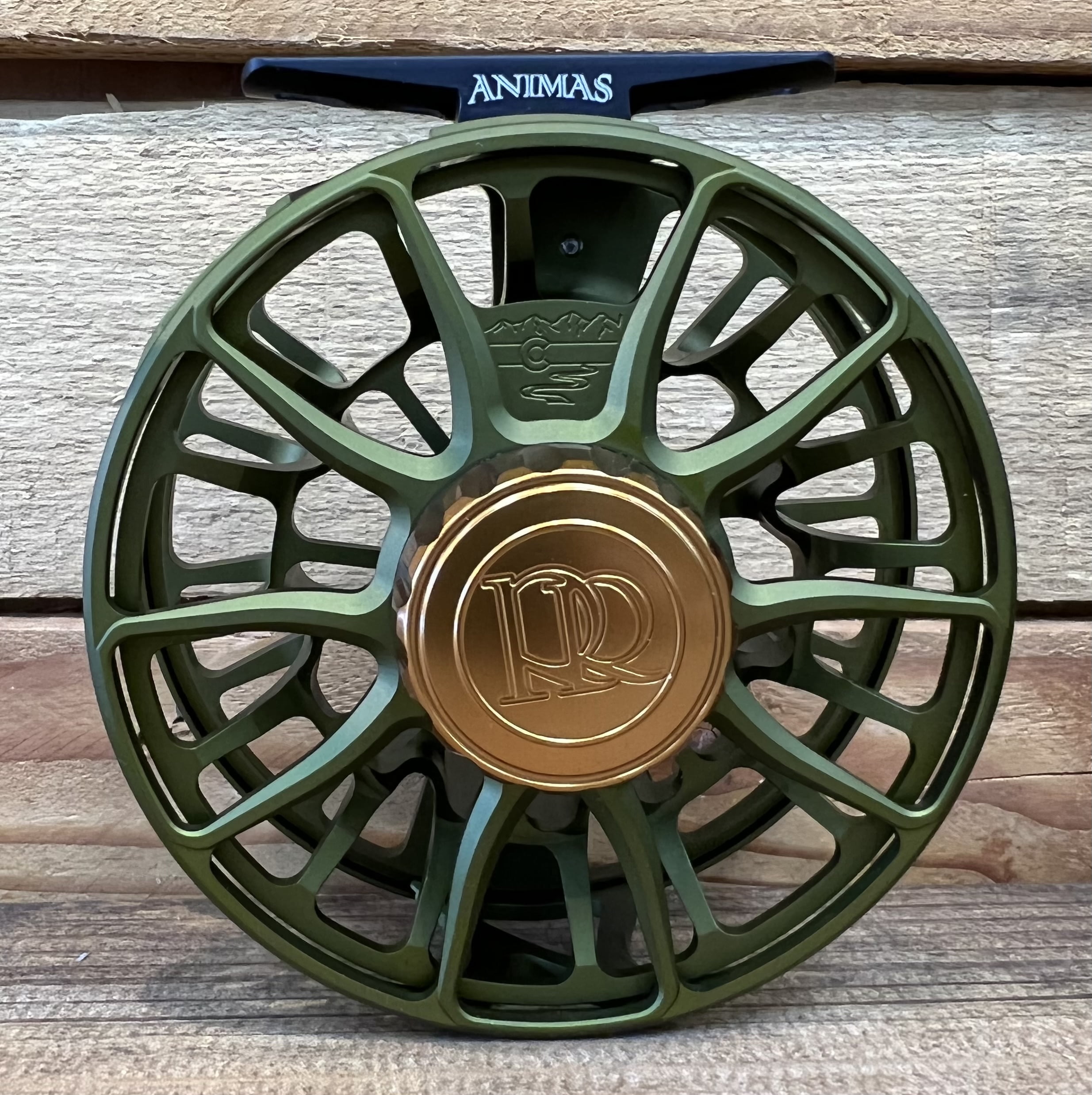 Ross Animas Fly Reel - 4/5 WT - Matte Olive - Made in USA - Walmart.com