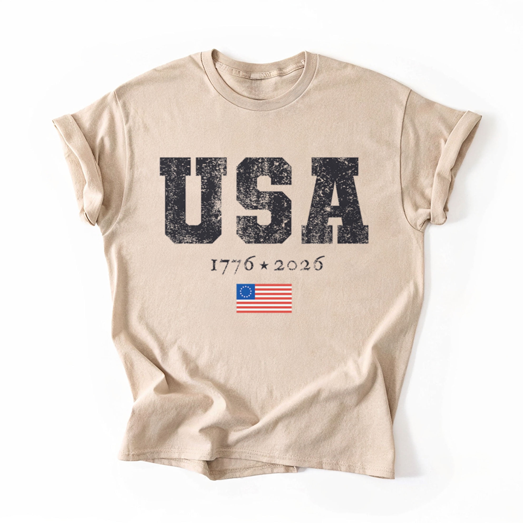 Ross Flag American USA 250 Years Anniversary 1776 2025 Tee, Tee For ...