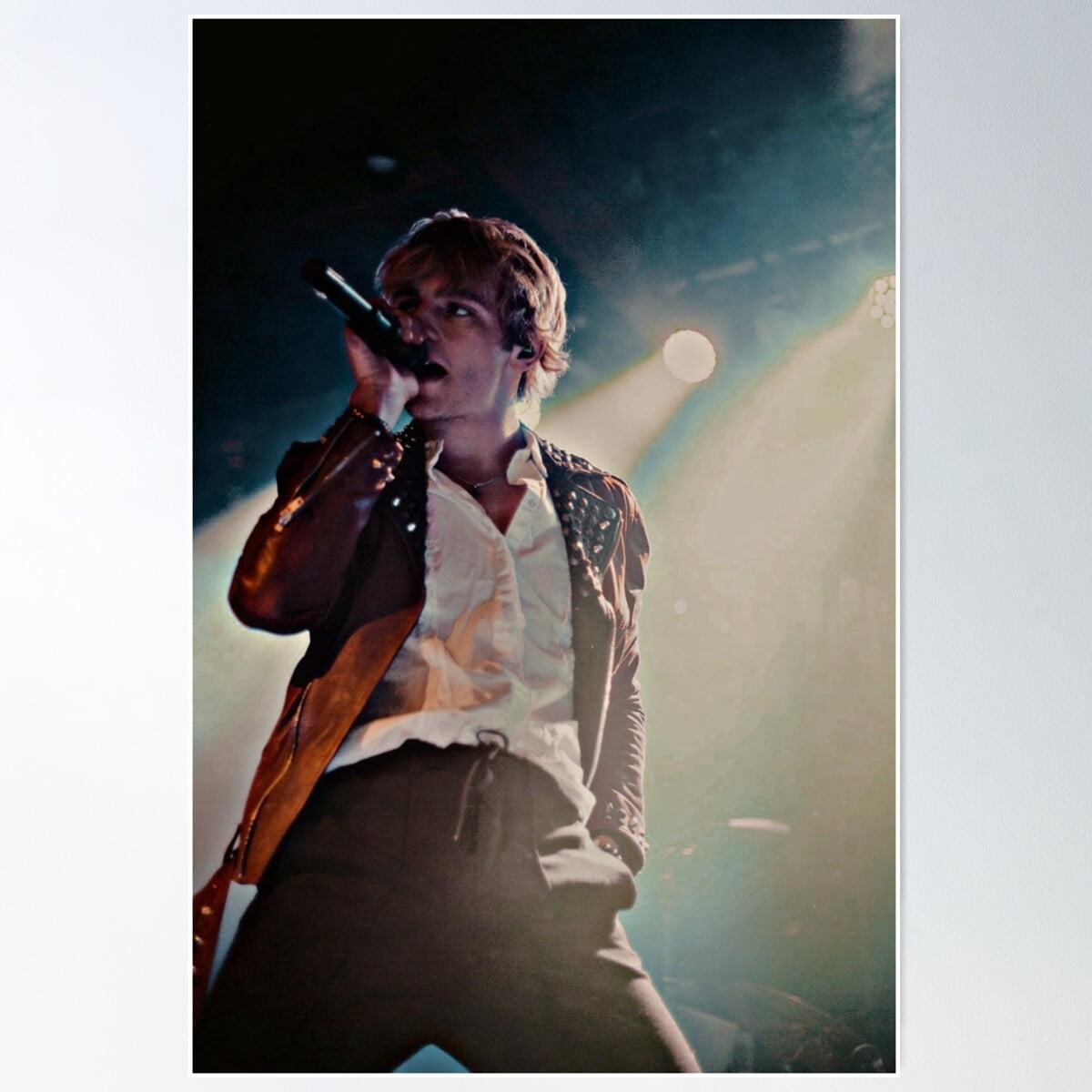 Ross Lynch Live Poster Wall Art, Modern Wall Decor For Living Room ...