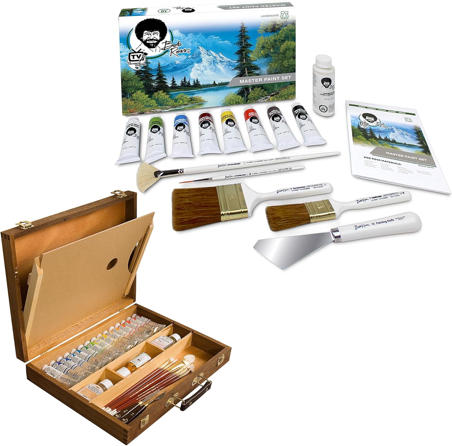 Ross Master Artist Oil Paint Set Includes Wood Art Supply Carrying ...