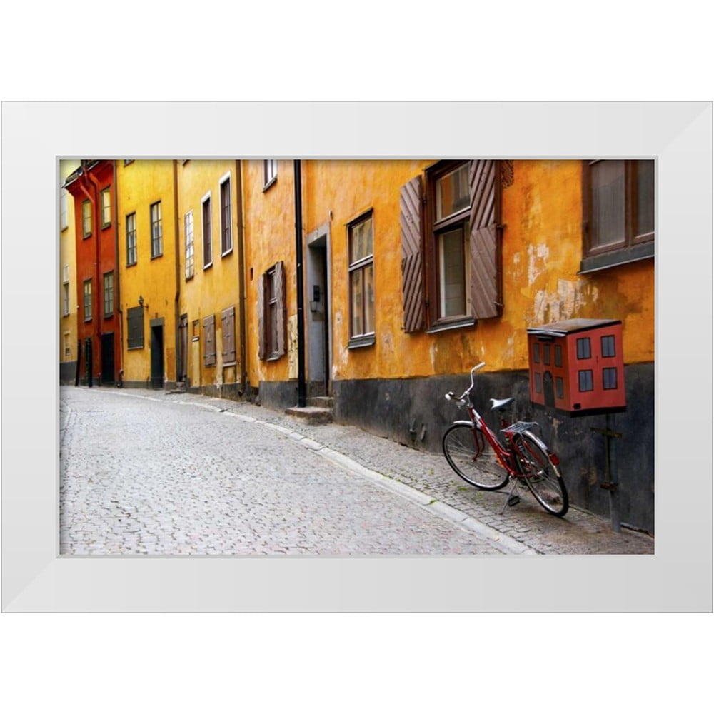 Ross, Nancy , Steve 18x13 White Modern Wood Framed Museum Art Print ...