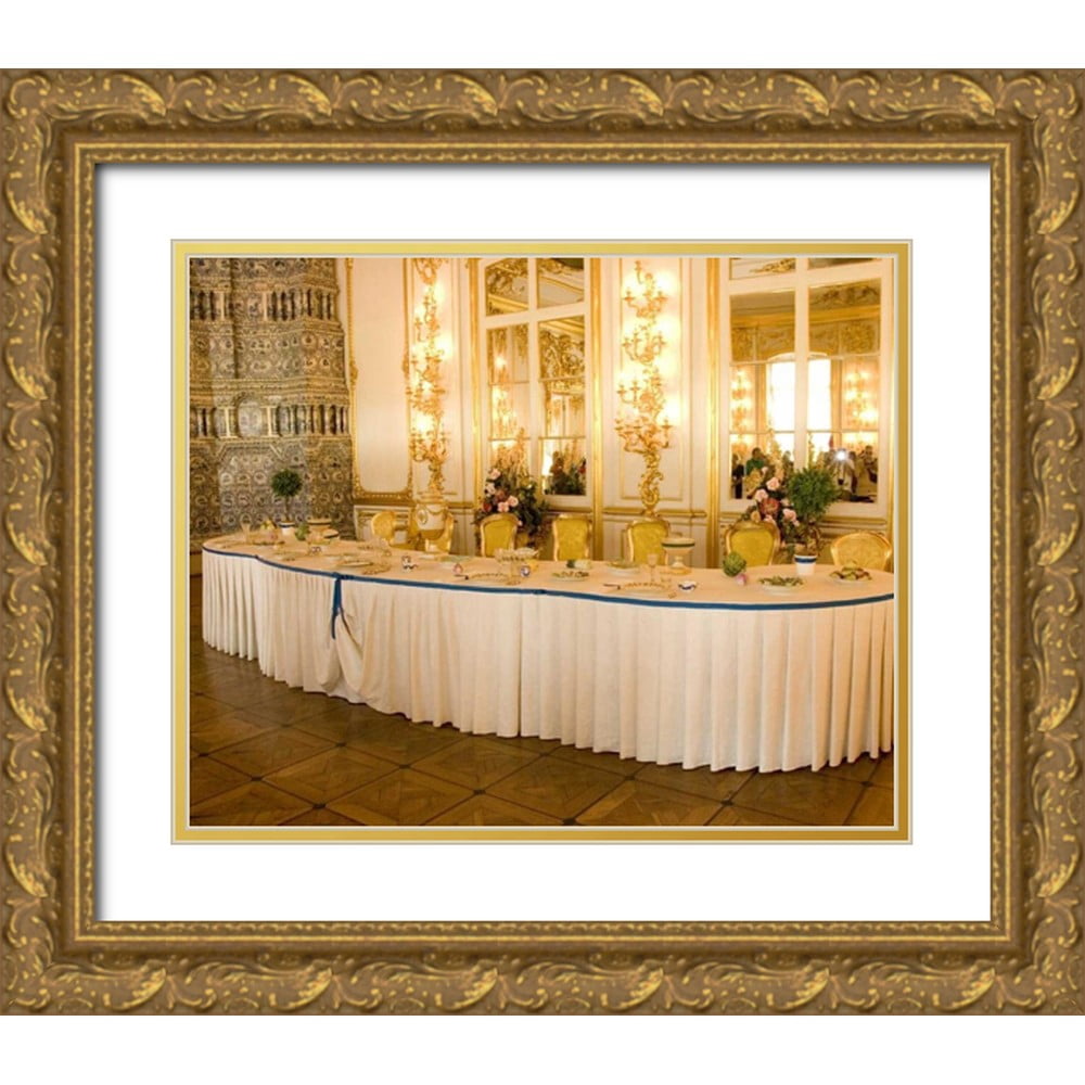 Ross, Nancy , Steve 31x26 Gold Ornate Wood Framed with Double Matting ...