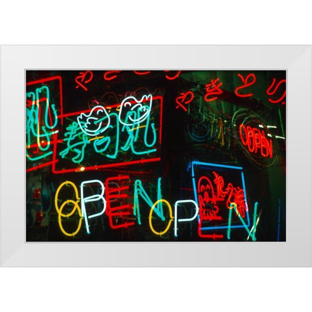Ross, Nancy , Steve 32x22 White Modern Wood Framed Museum Art Print ...