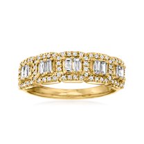 Ross-Simons 2.00 ct. t.w. Diamond Eternity Band in 14kt Yellow Gold ...