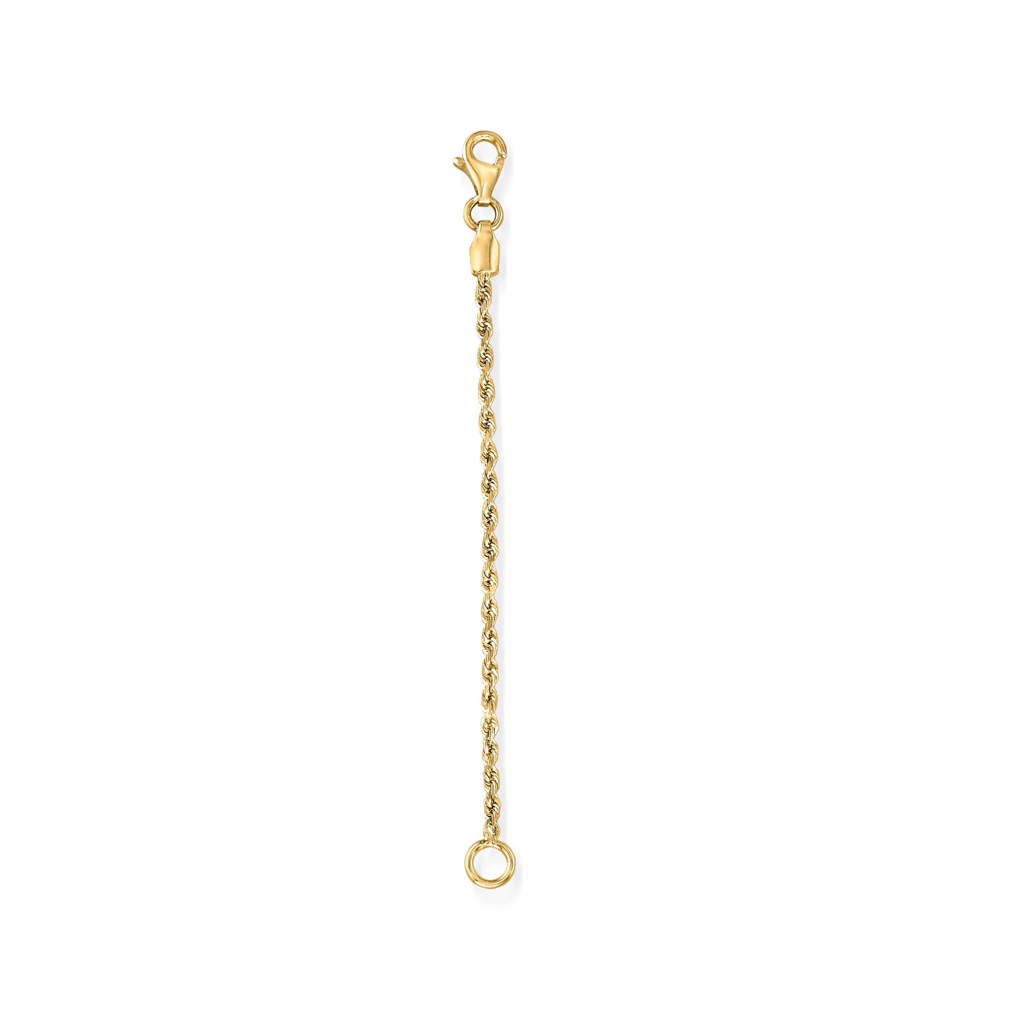 Ross-Simons 1.75mm 14kt Yellow Gold Rope-Chain Necklace Extender, Women ...