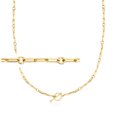 Ross-Simons 18kt Gold Over Sterling Charm-Compatible Paper Clip Link ...