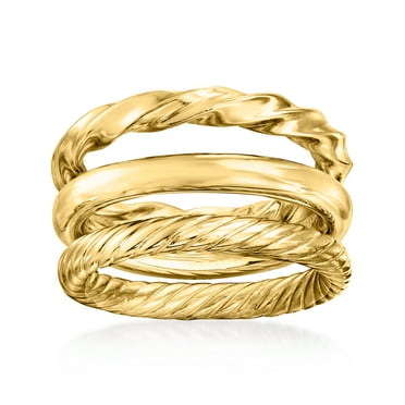 Ross-Simons Italian Pink Porcelain Cameo Ring in 18kt Gold Over ...