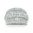 Ross-Simons Natural Genuine 2.00 ct. t.w. Round and Baguette Diamond ...
