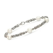 Ross-Simons Italian 22kt Gold Over Sterling Silver Riso Bracelet, Women ...