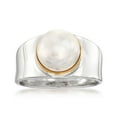 Ross-Simons Women's 9.5-10mm Cultured Pearl Ring, Sterling Silver with ...