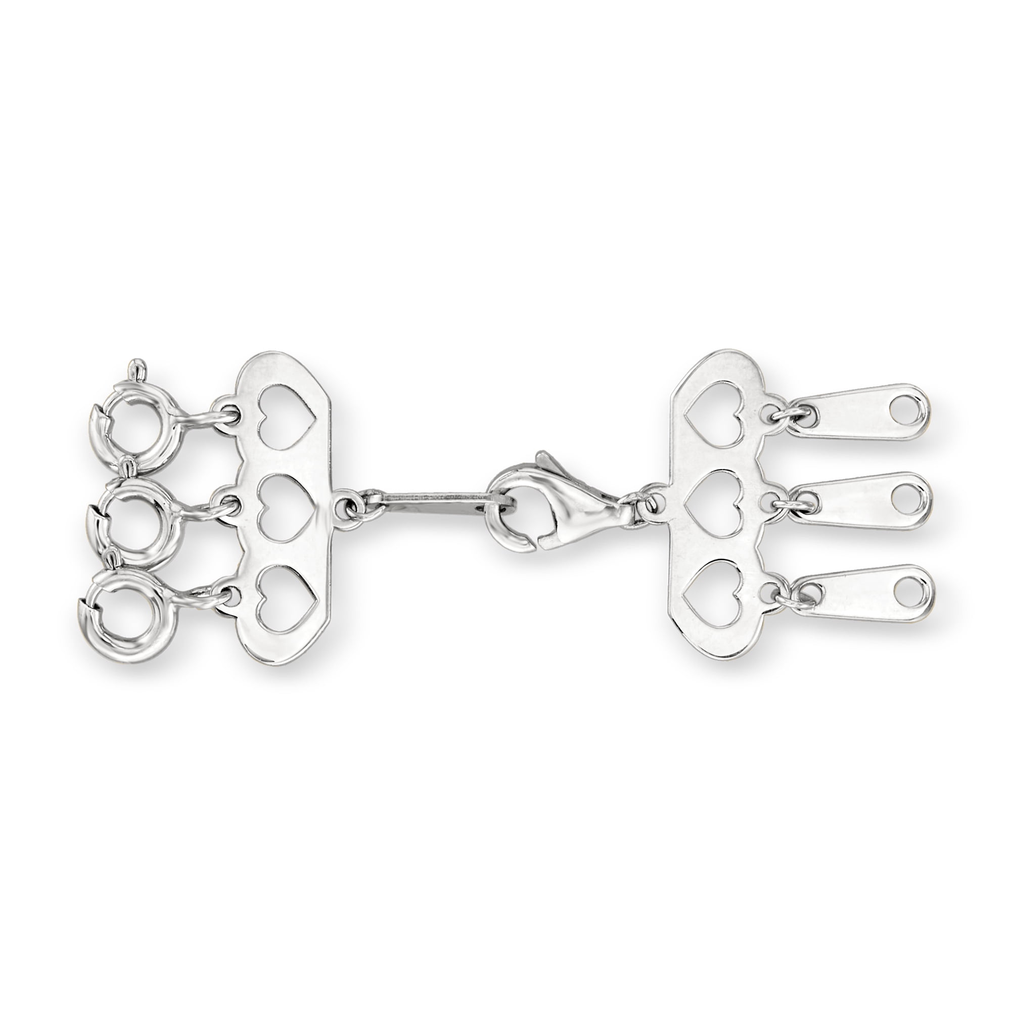 Ross-Simons Italian 14kt White Gold Layering Clasp, Women's, Adult ...