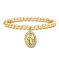 Ross-Simons Italian 18kt Gold Over Sterling Miraculous Medal Bead ...