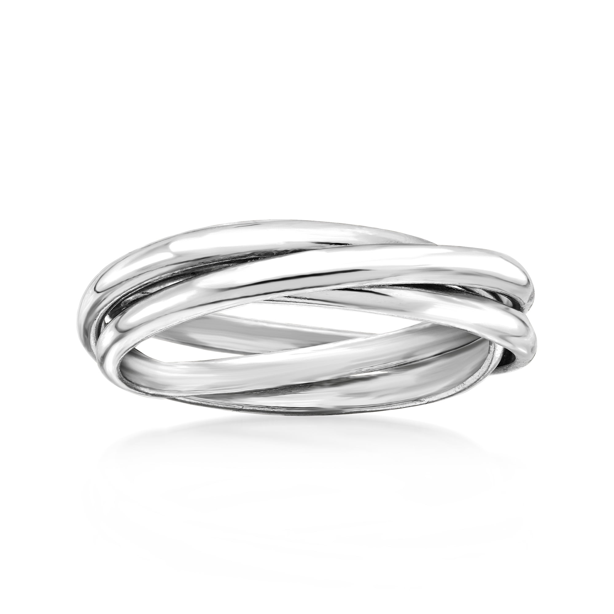 Ross-Simons Italian Sterling Silver Rolling Ring, Women's, Adult ...