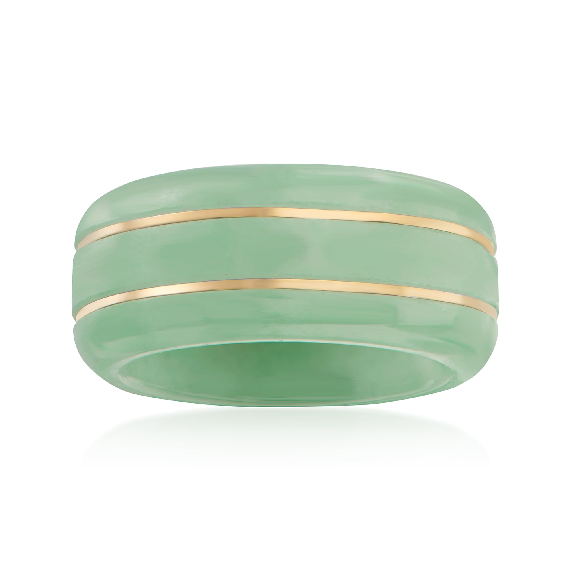 Ross-Simons Jade Ring With 14kt Yellow Gold, Women's, Adult - Walmart.com
