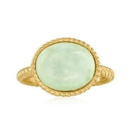 Ross-Simons Italian Pink Porcelain Cameo Ring in 18kt Gold Over ...