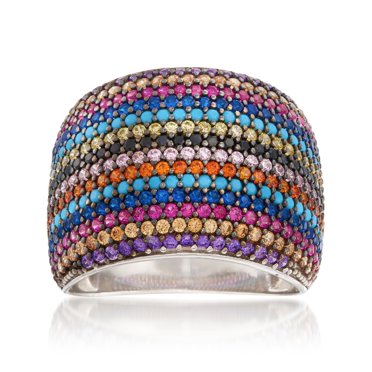 Ross-Simons 20x16mm Cultured Baroque Keshi Pearl Ring in 18kt Gold Over ...