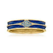 Ross-Simons Italian Pink Porcelain Cameo Ring in 18kt Gold Over ...