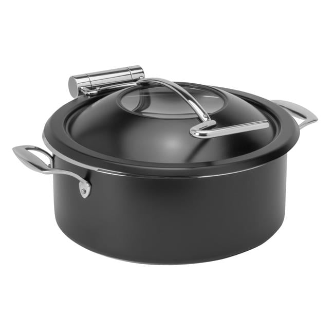 Rosseto CP101 4.75 qt. Homestyle Round Chafing Induction Pot with Food ...